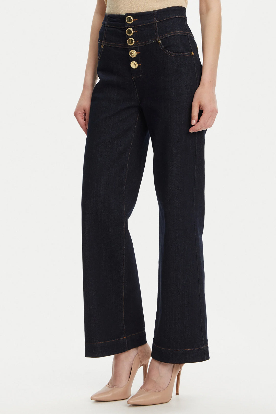 Marciano By Guess Mujer Jeans Rectos Kylie de Cintura Alta 5YGA00 7347A ...